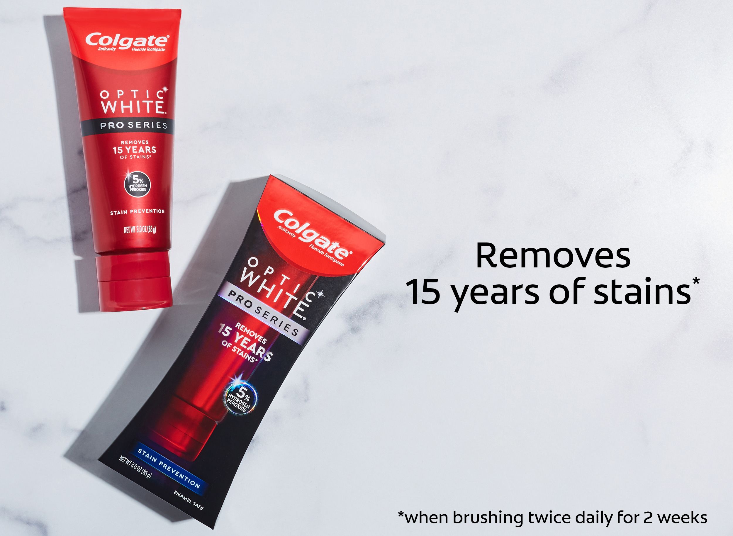 Optic White Stain Prevention Whitening Toothpaste - Colgate