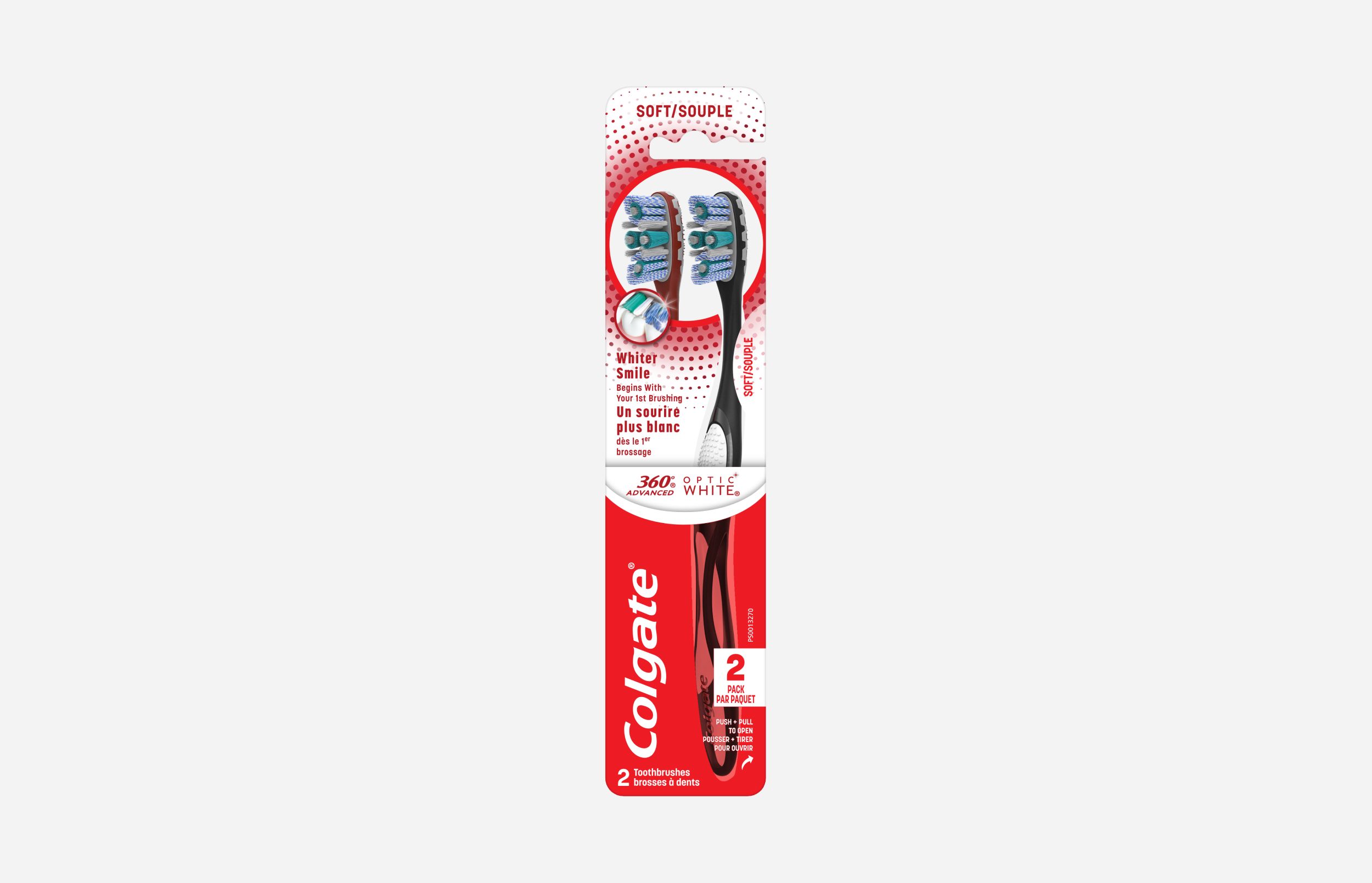 Colgate 360° Advanced Optic White Manual Toothbrush - Colgate - Colgate